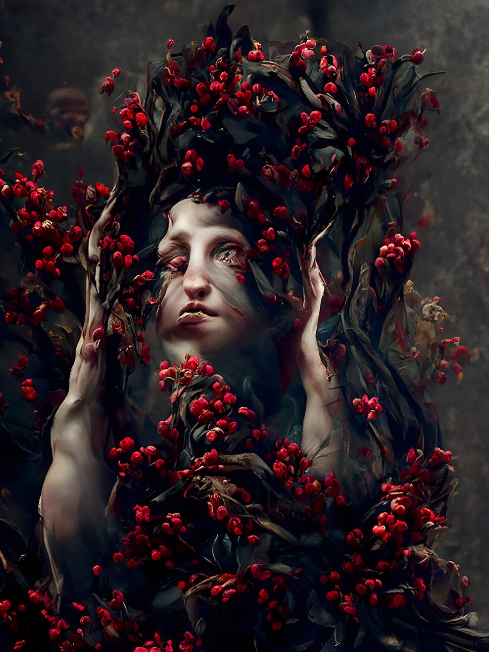 Daphne turning into a tree #1 - AI Generated Artwork - NightCafe Creator