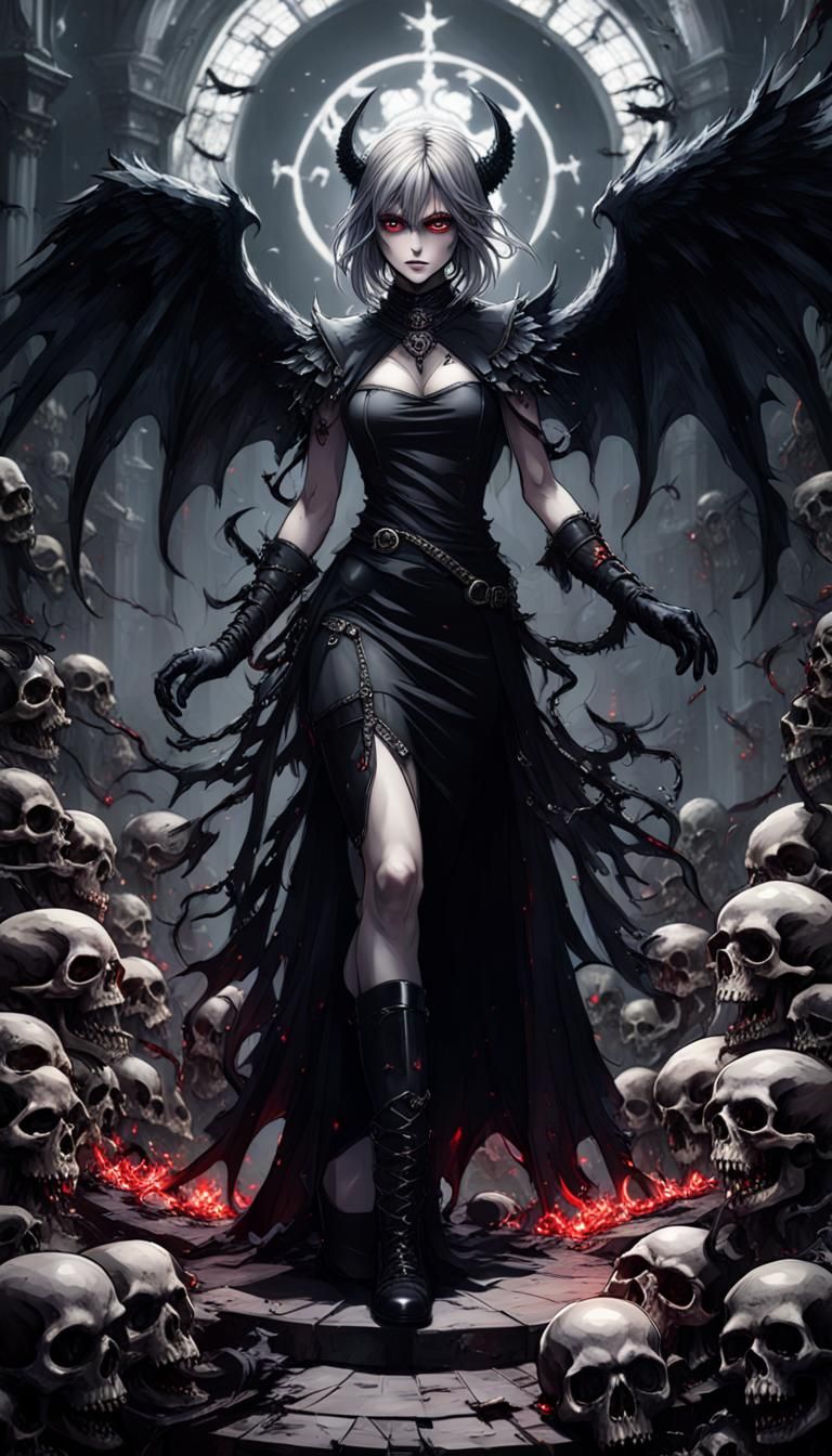 Demon girl - AI Generated Artwork - NightCafe Creator