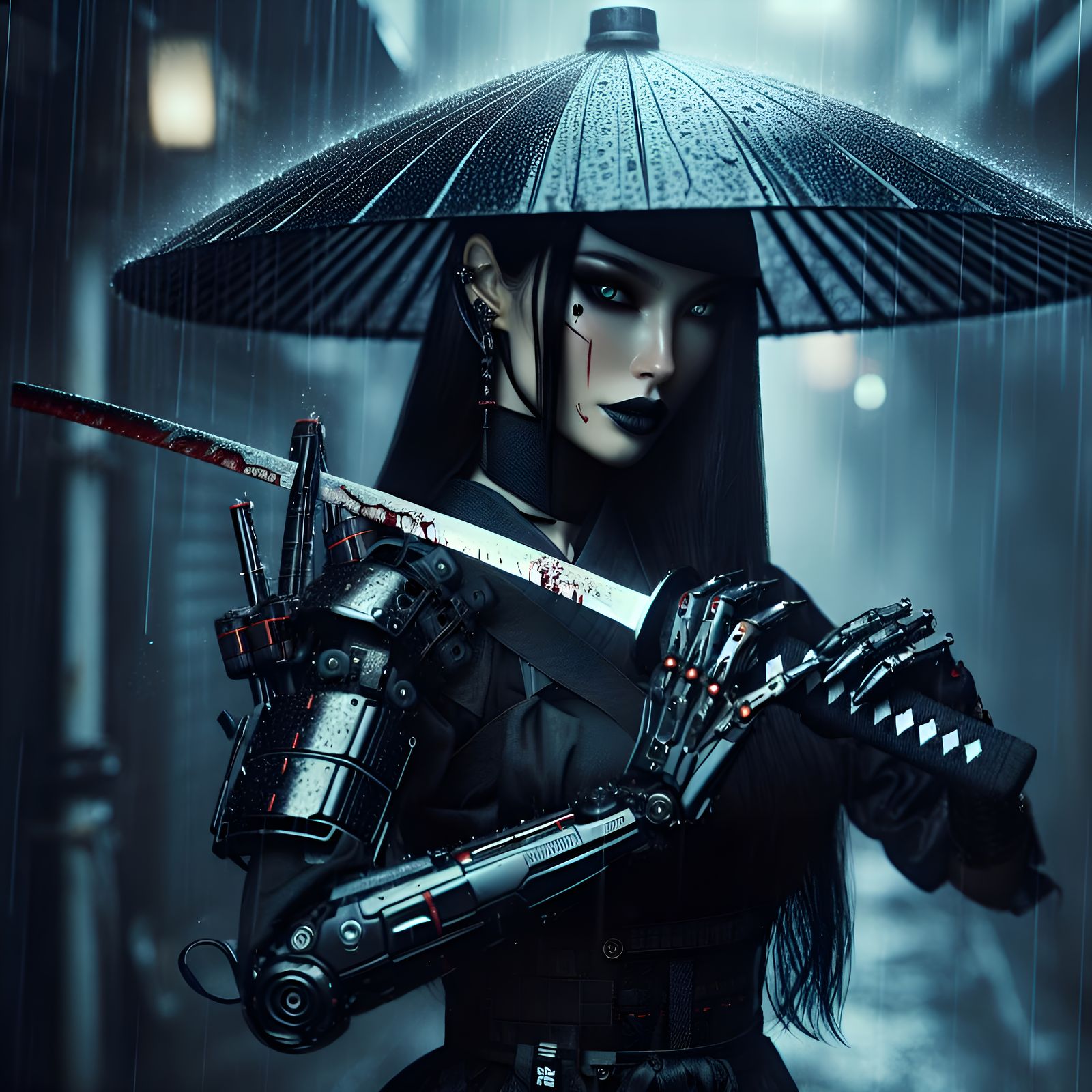 Cyberpunk 2077 : Arasaka Corporate Samurai Solo. - AI Generated Artwork ...