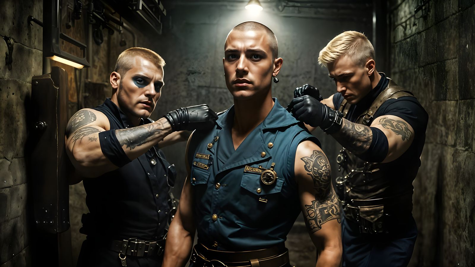 Steampunk Sailor in Turmoil - AI Art