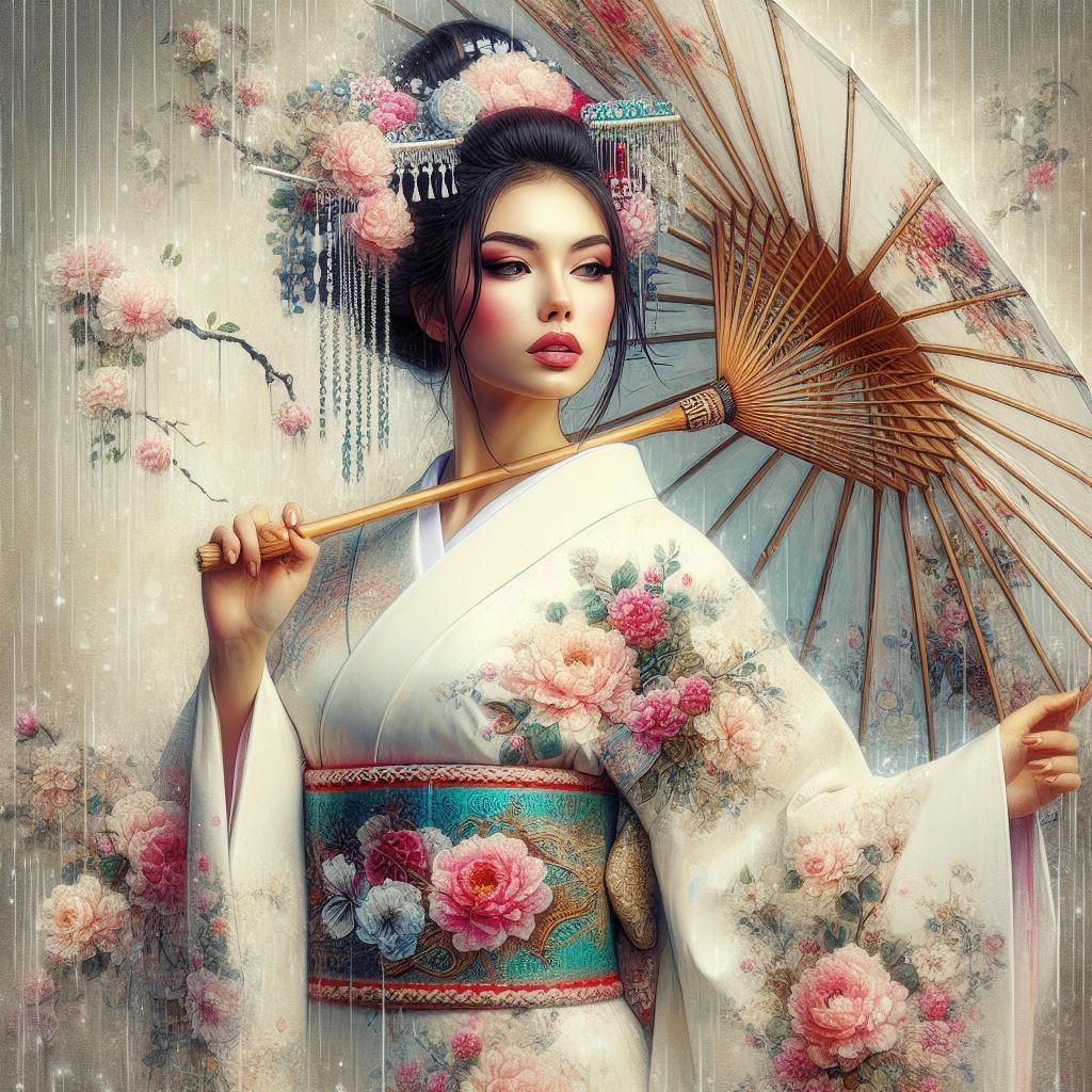 beautiful Geisha - AI Generated Artwork - NightCafe Creator