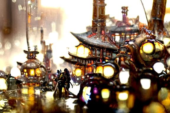 A mythical steampunk city of dwarves and elves. Where the Cyberpunk ...