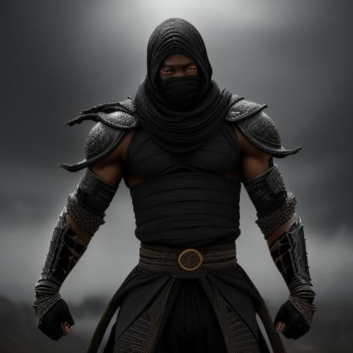 African Black ninja god black man - AI Generated Artwork - NightCafe ...