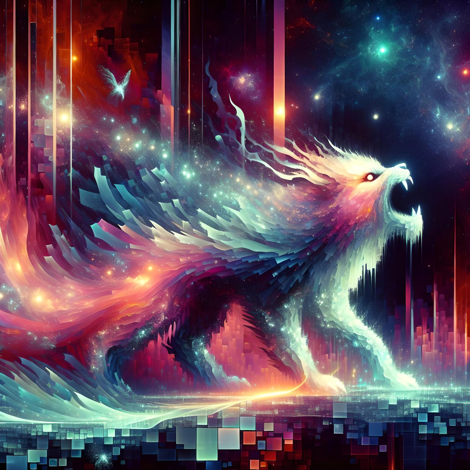 The Algorithm Takes Form - AI Generated Artwork - NightCafe Creator