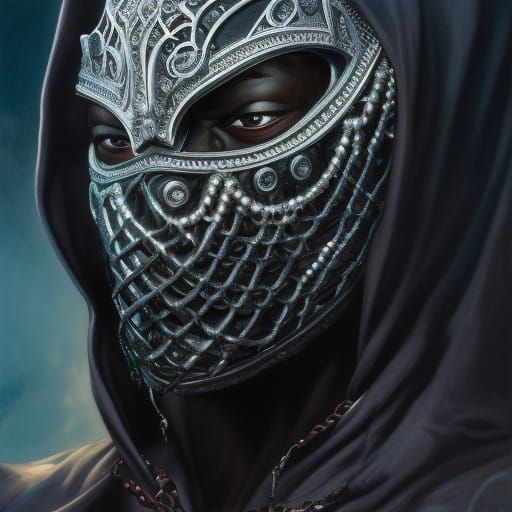 Masked man - AI Generated Artwork - NightCafe Creator