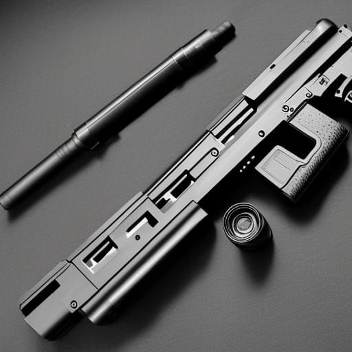 ION-ARMS 73mm Hot Gas Red photon Shotgun - AI Generated Artwork ...