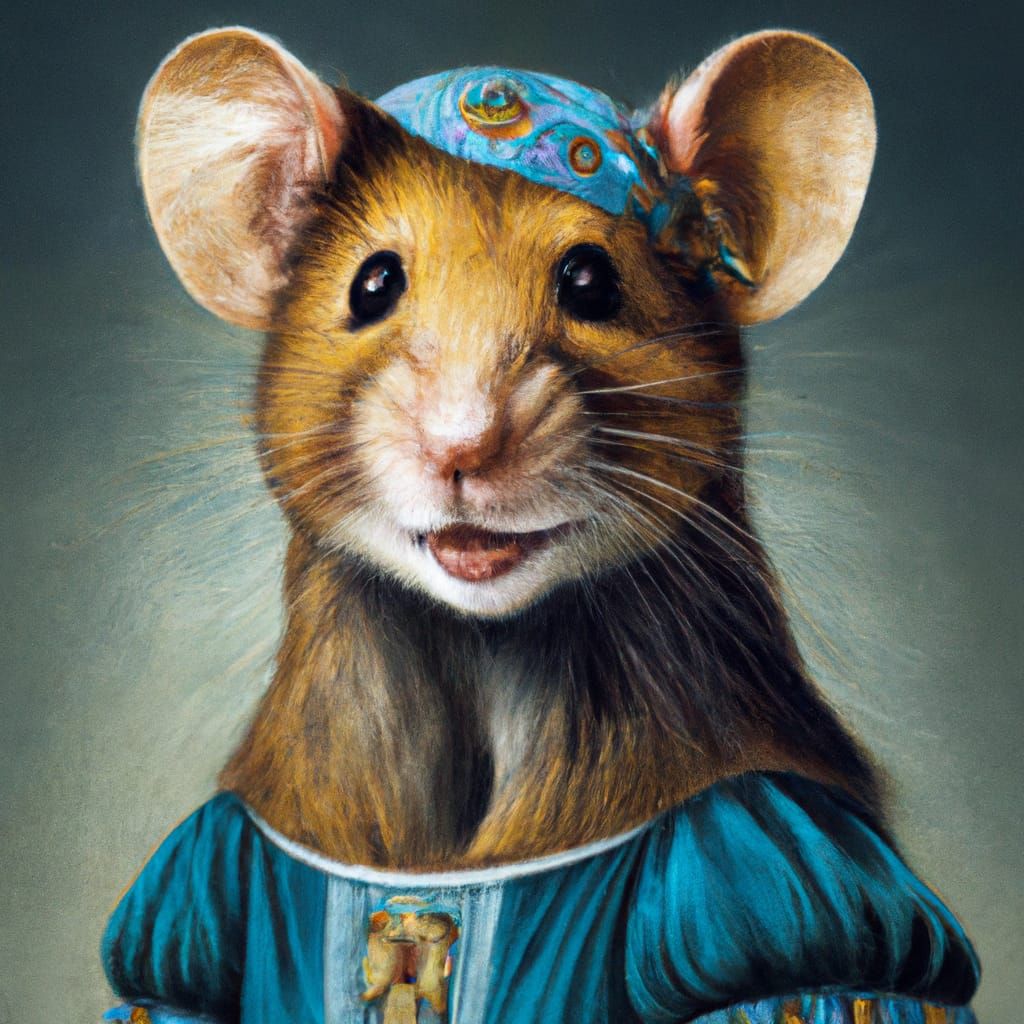 Medieval Mouse Woman - AI Generated Artwork - NightCafe Creator