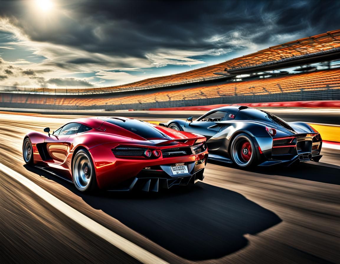 Drag Racing - AI Generated Artwork - NightCafe Creator