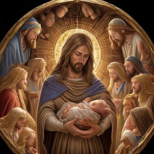 Nativity Scene. - AI Generated Artwork - NightCafe Creator