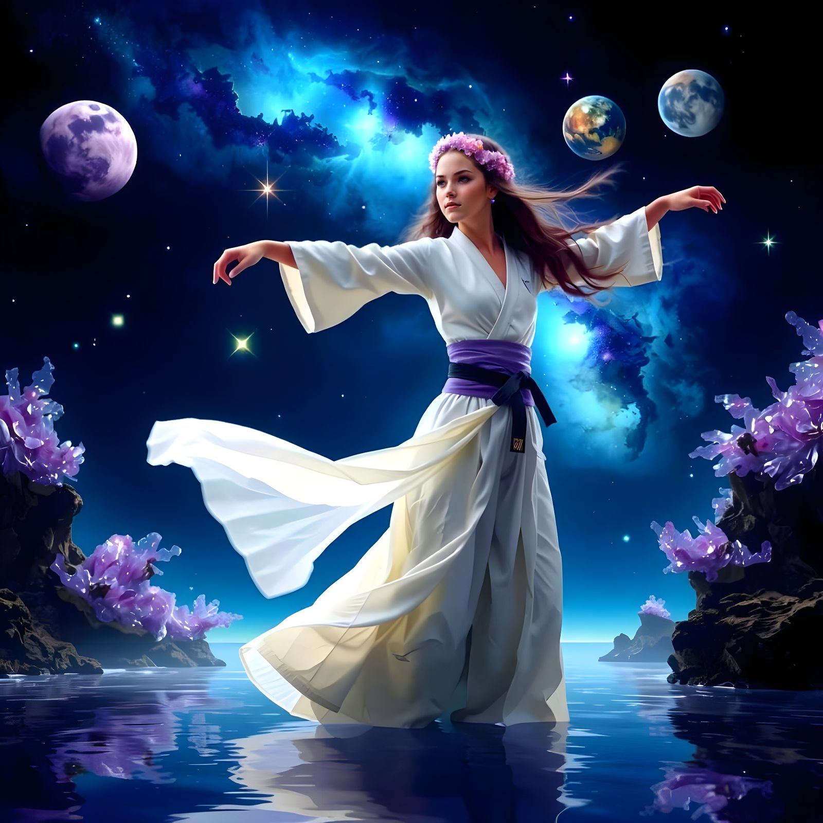 Crystal Lake Karate - Underwater Cosmic Princess Practicing ...