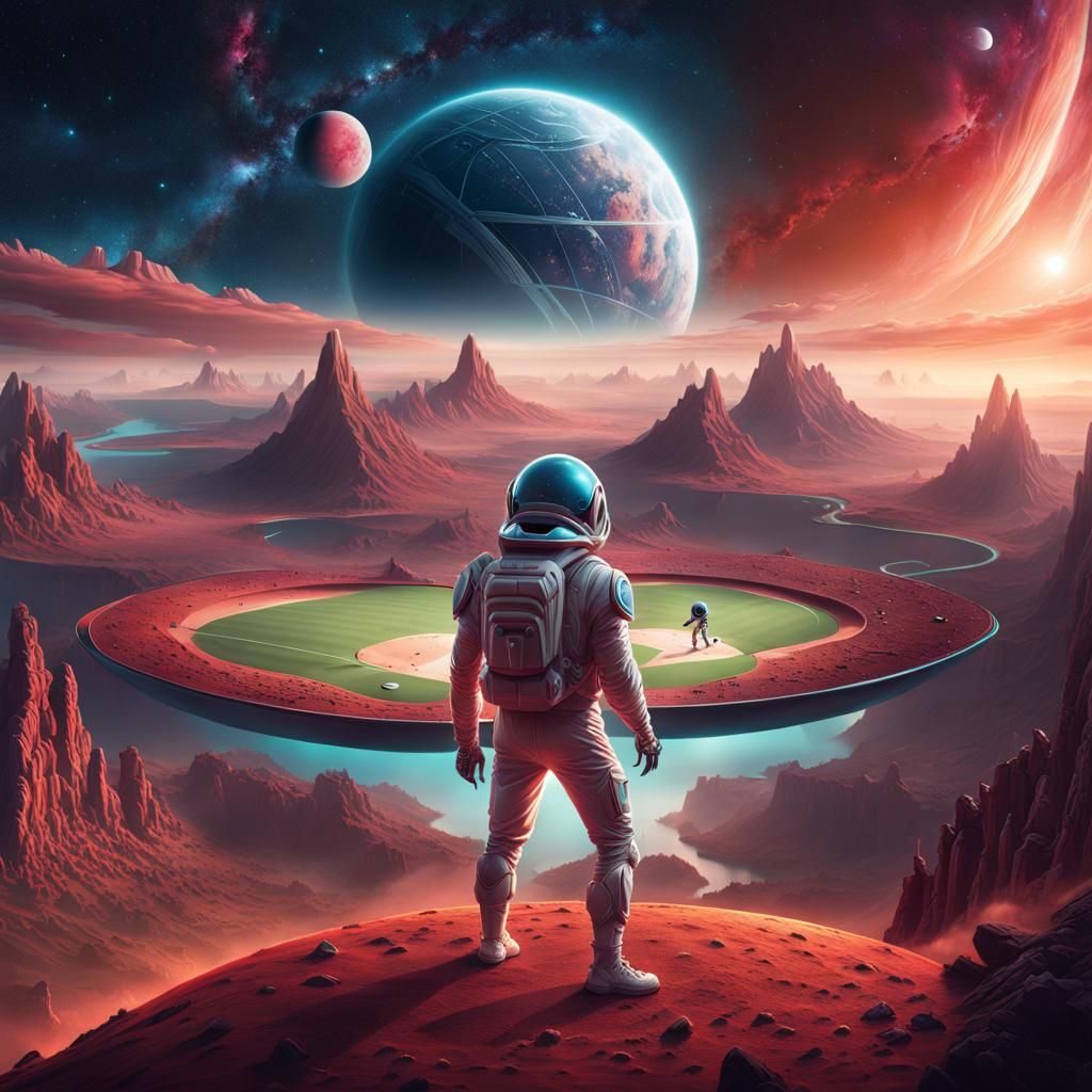 Intergalactic Spaceball Game - AI Generated Artwork - NightCafe Creator