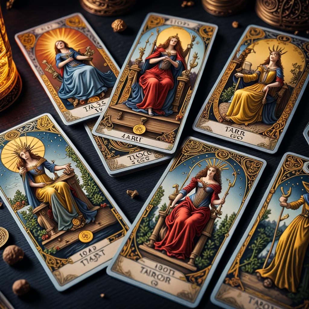 Tarot cards - AI Generated Artwork - NightCafe Creator