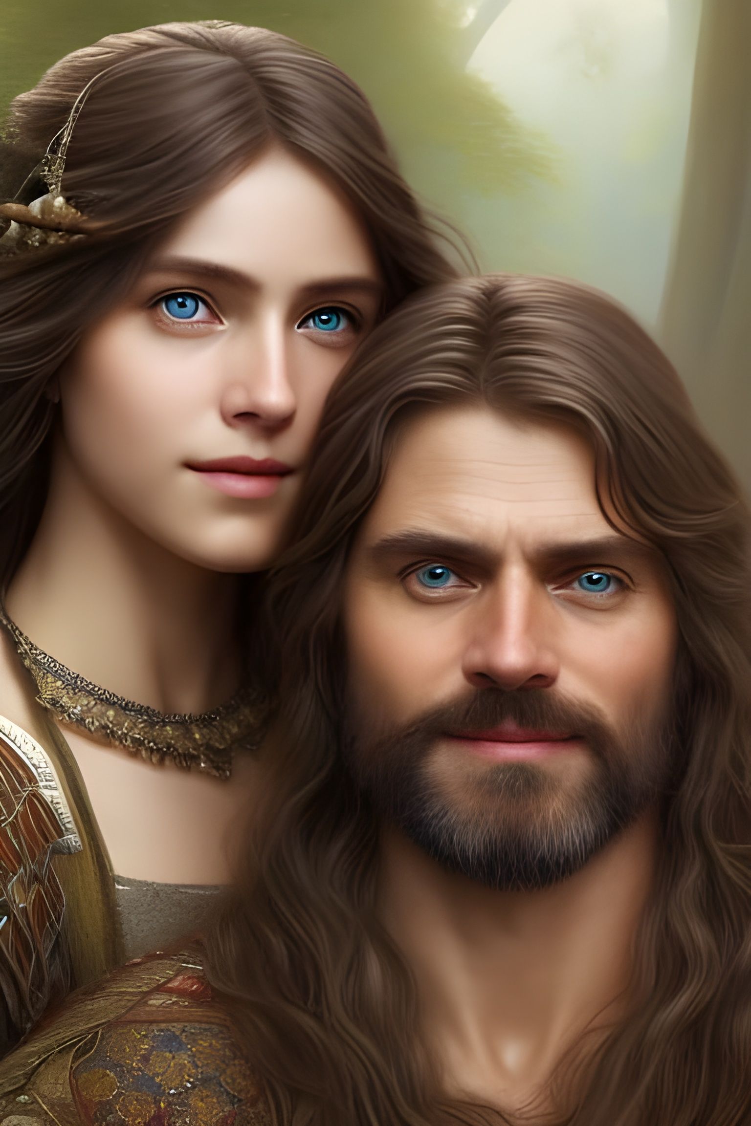 Norse mythological couples: Odr and Freya : r/nightcafe