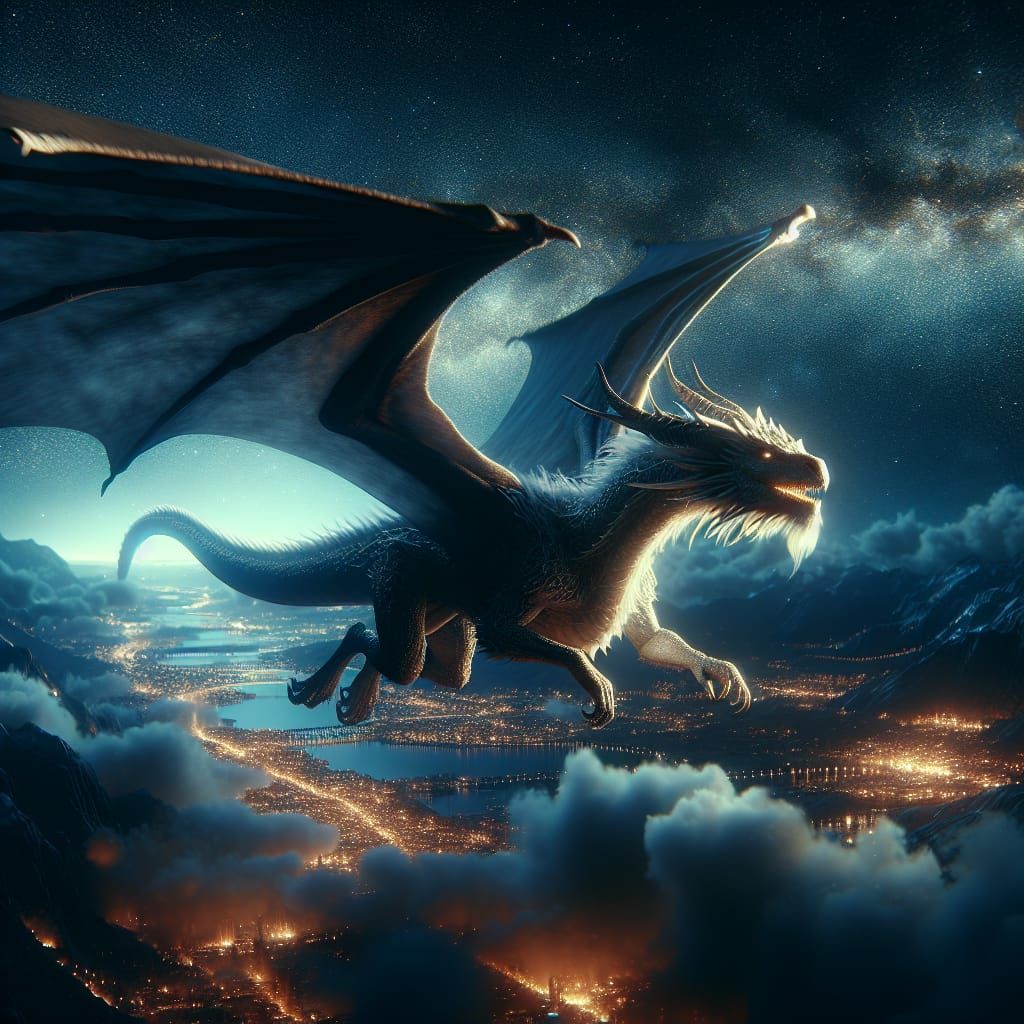 Dragons flight - AI Generated Artwork - NightCafe Creator