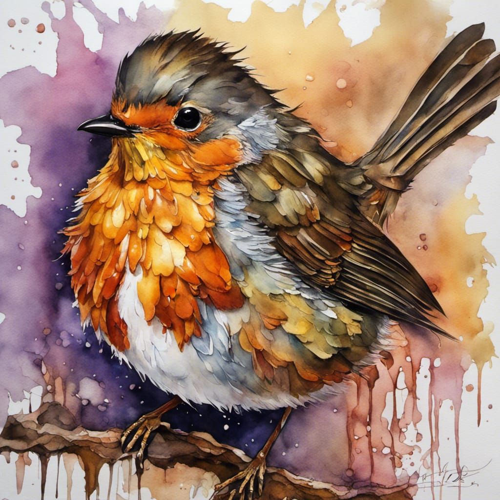 Rocking Robin - AI Generated Artwork - NightCafe Creator