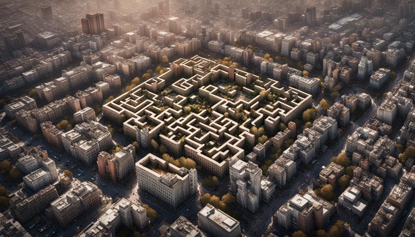 Maze of life - AI Generated Artwork - NightCafe Creator