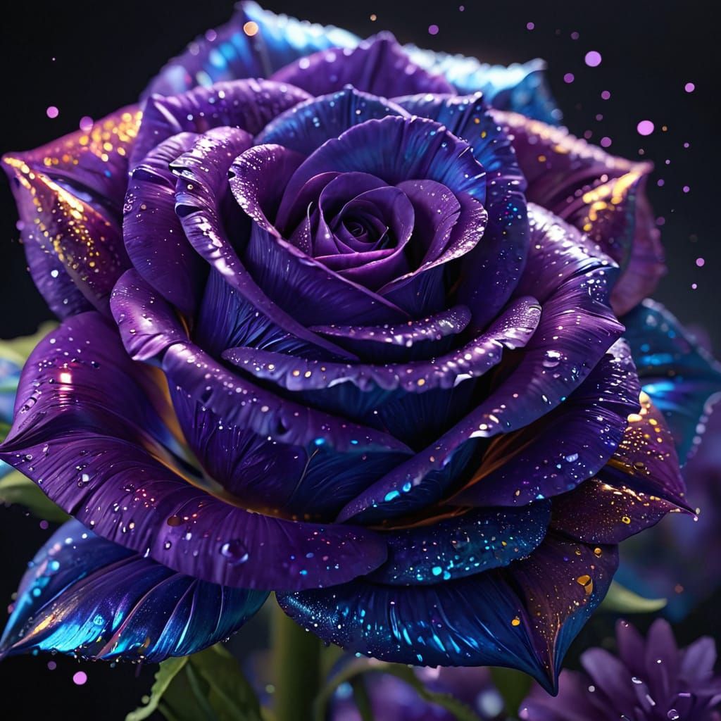 Neon Crystal Rose(boosted graphics)
