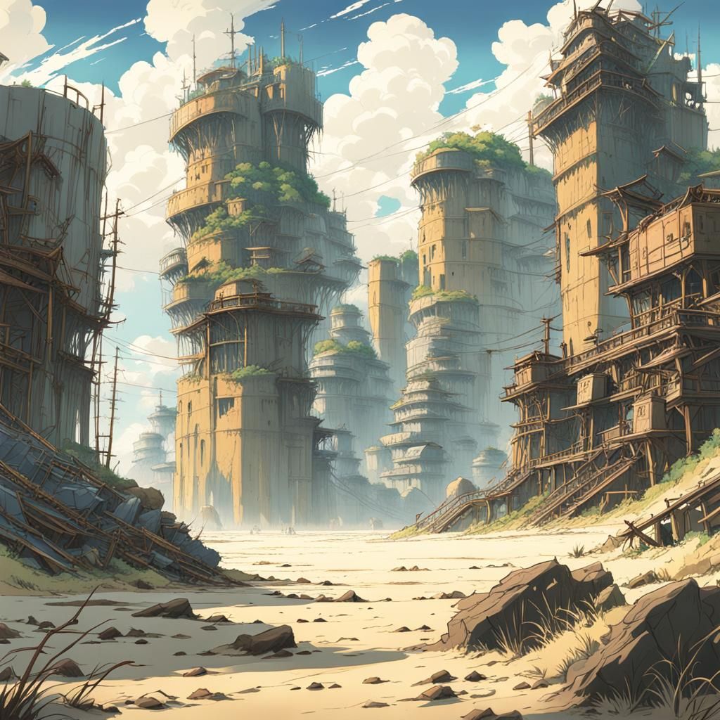 Desolate wasteland - AI Generated Artwork - NightCafe Creator