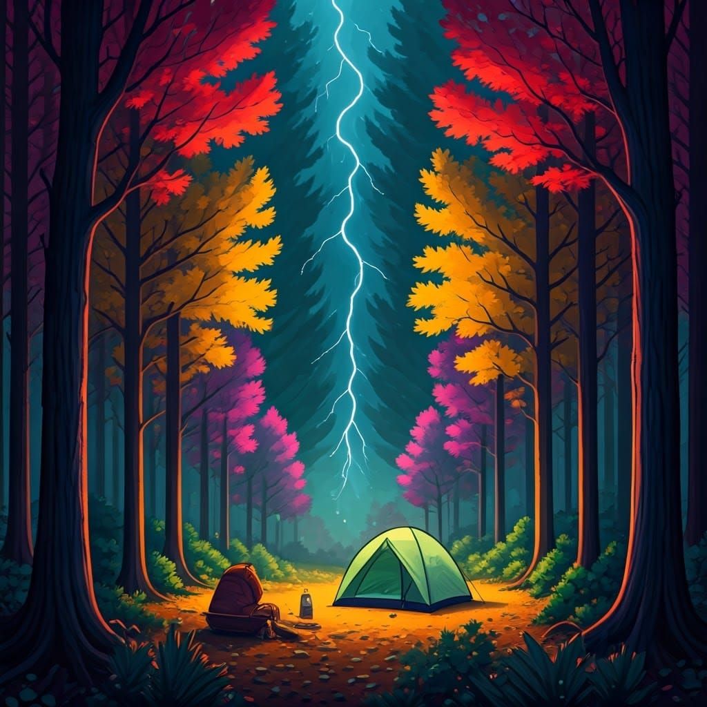 Sudden charge - Ethereal Ball Lightning Terrorizes Tent Camp...