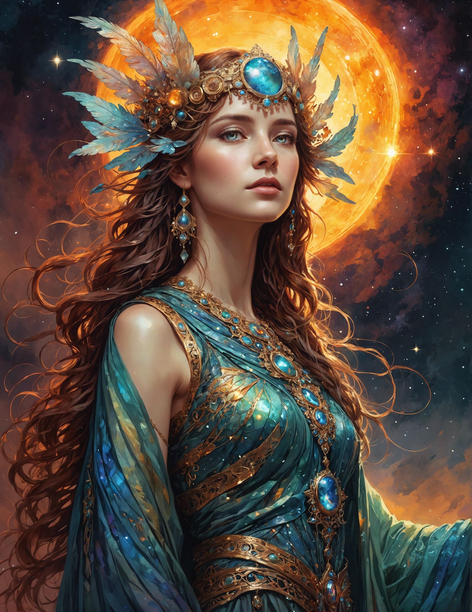 Eris, goddess of Discord - AI Generated Artwork - NightCafe Creator