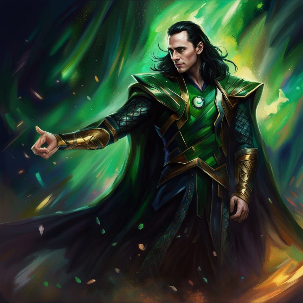 Loki of Asgard - AI Generated Artwork - NightCafe Creator