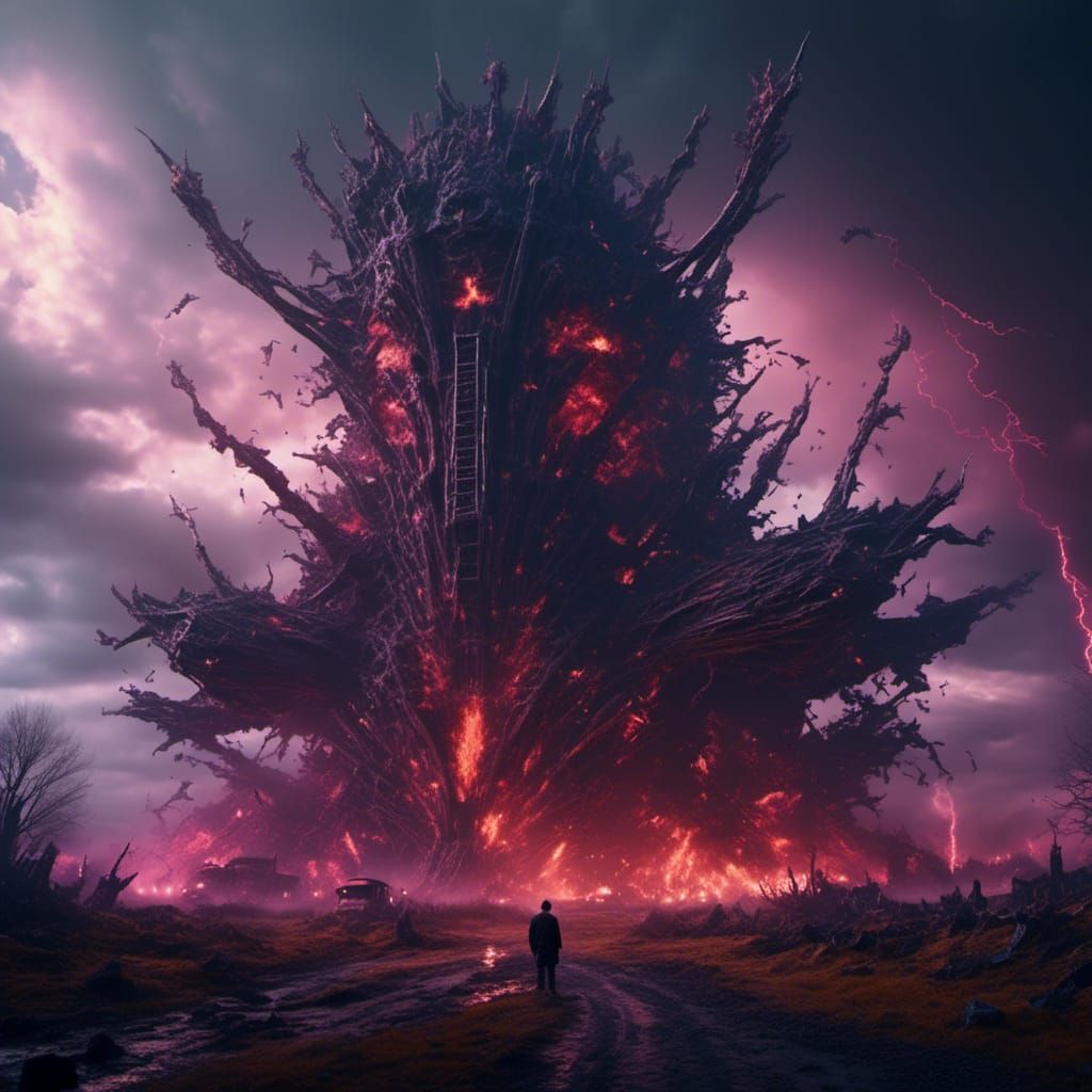 Nuclear demon? - AI Generated Artwork - NightCafe Creator