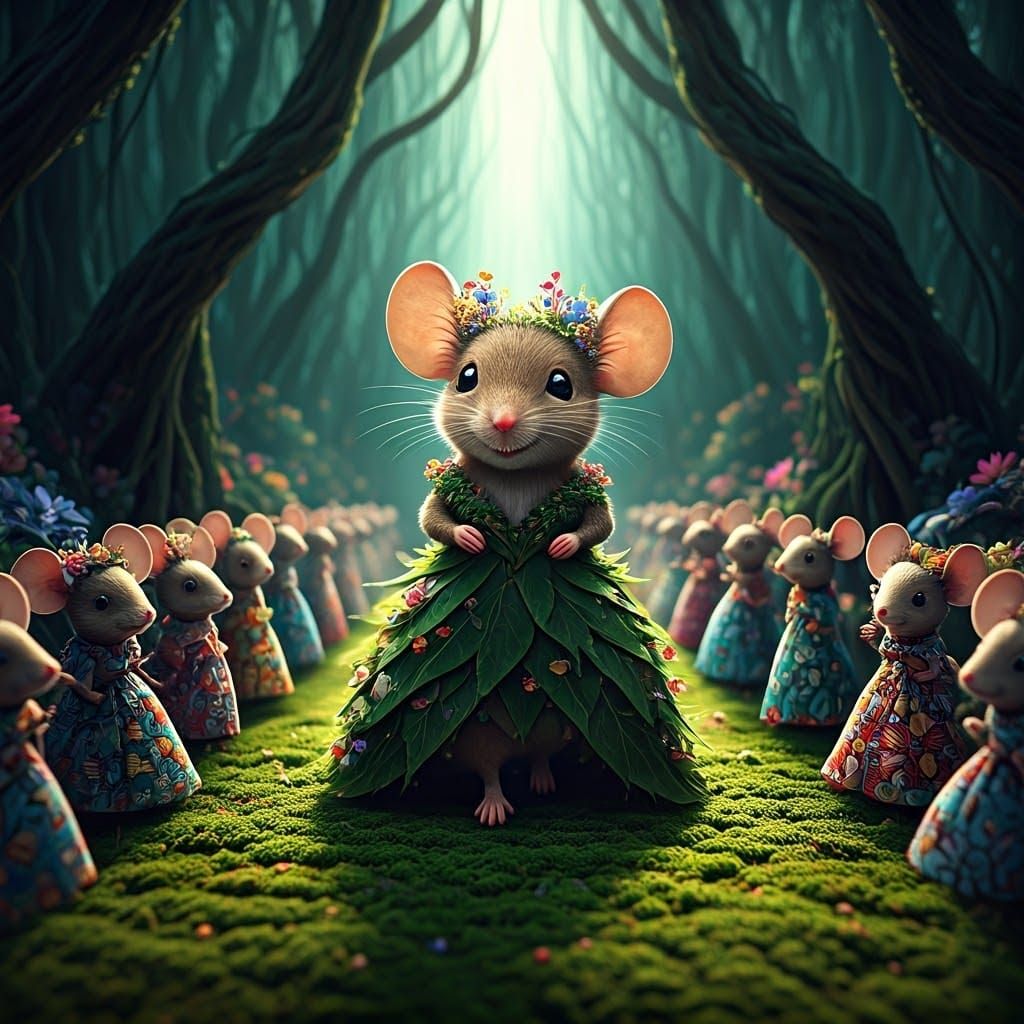 Fashion Show at The Little Mice Girls School of Fashion Design