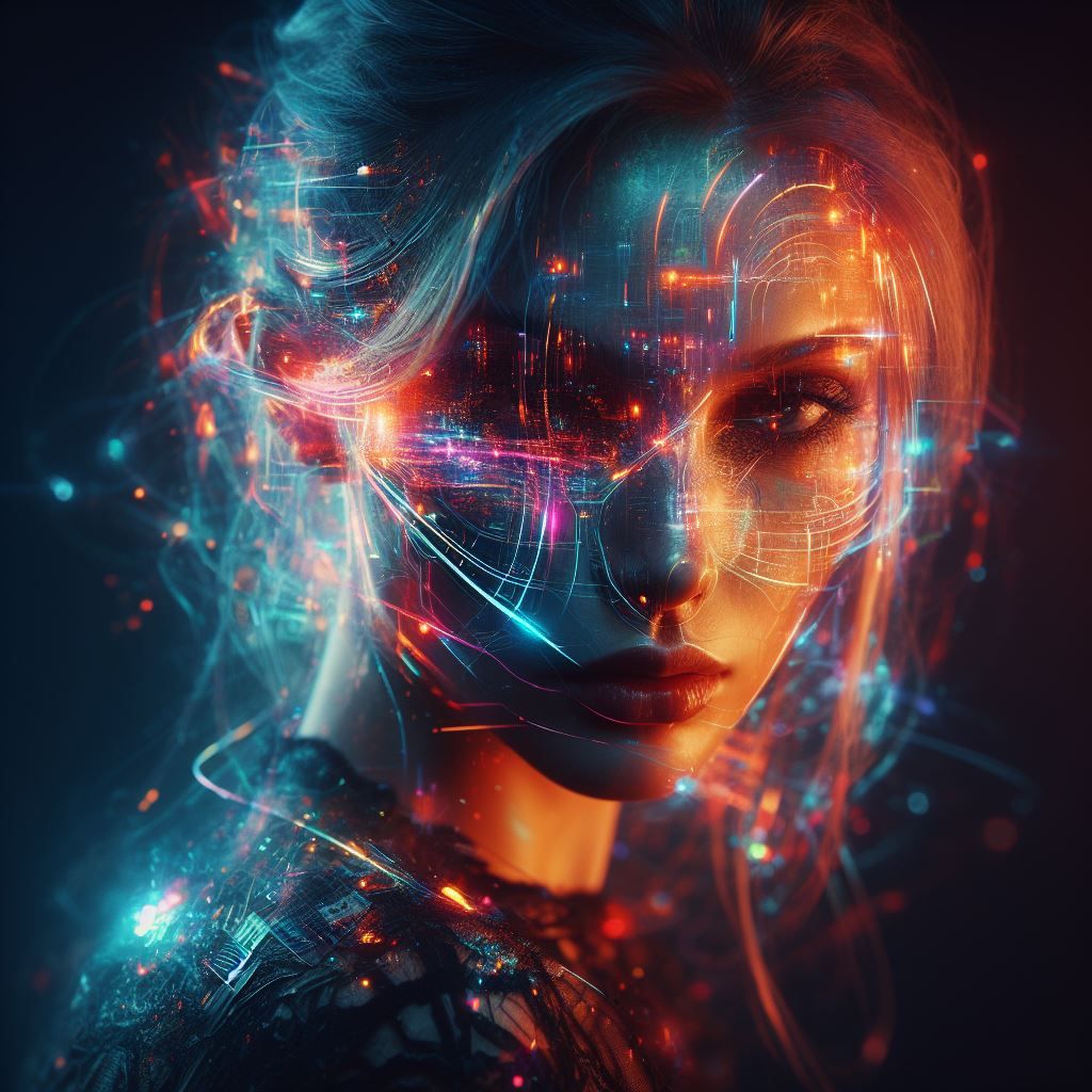 Neon Tech - AI Generated Artwork - NightCafe Creator