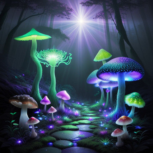 Ethereal Cosmic Nightmare in Vibrant Hyper-Realism - AI Art