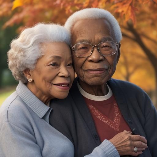 Elderly Couple - AI Generated Artwork - NightCafe Creator