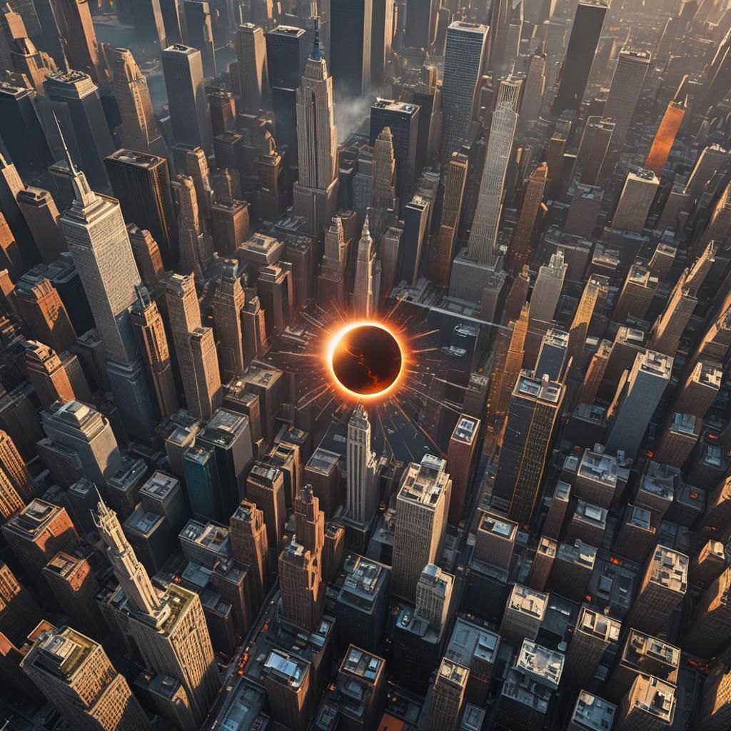 Eclipse new york ."detailed matte painting, deep color, fantastical ...