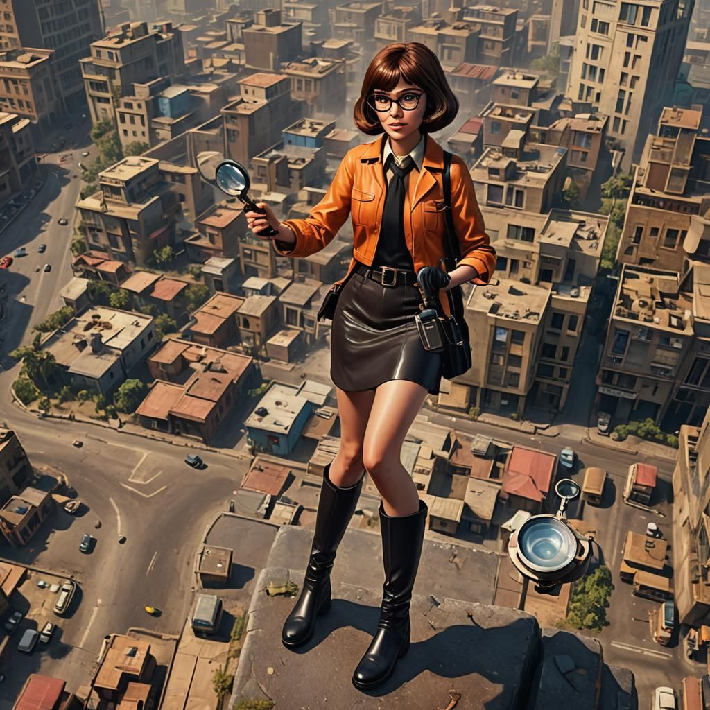 Glossy magazine called Boots depicts Velma Dinkley wearing a very short ...