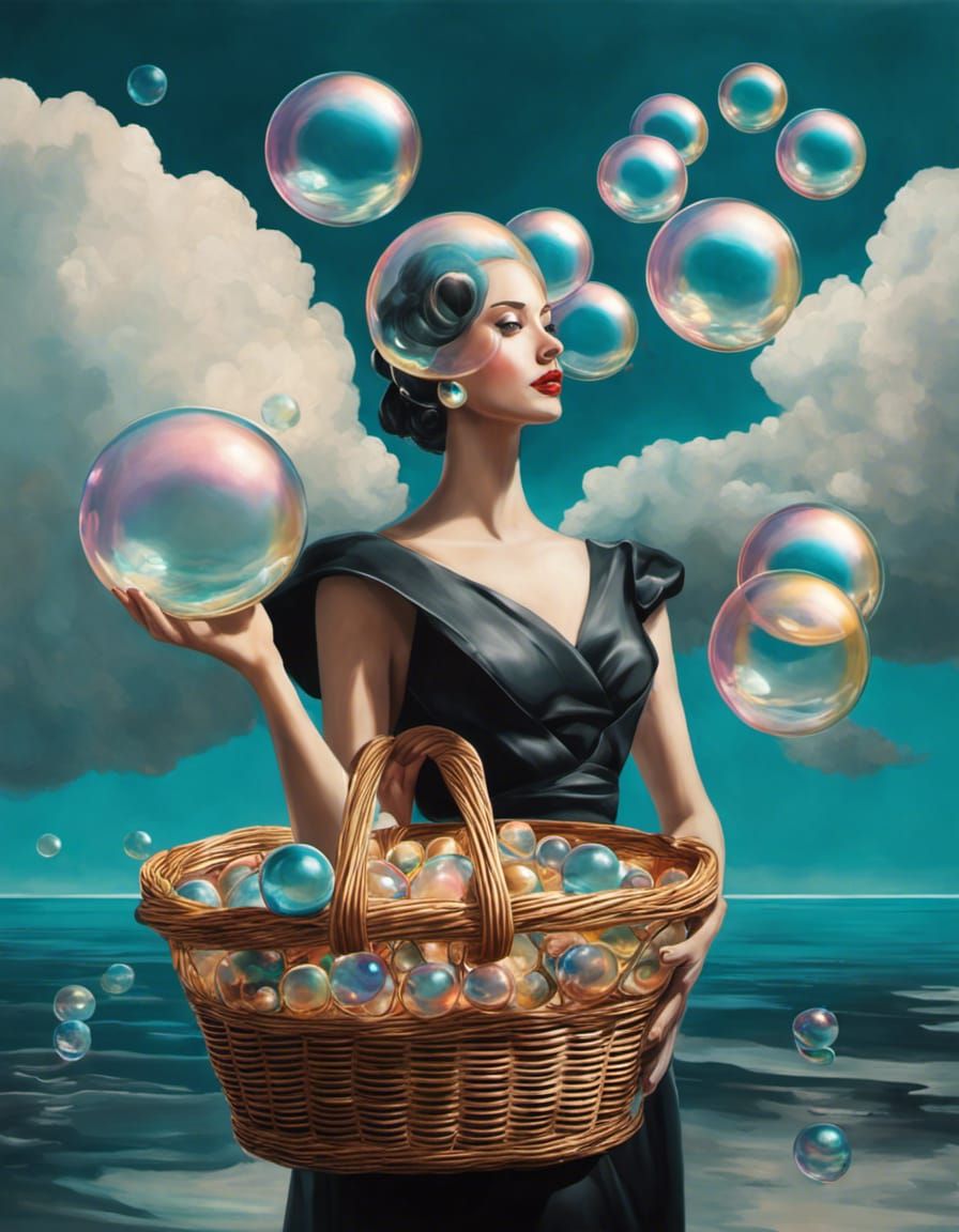 Bubble Collector - AI Generated Artwork - NightCafe Creator