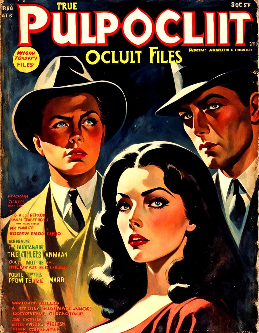 Pulp Occult Cover #11 - AI Generated Artwork - NightCafe Creator