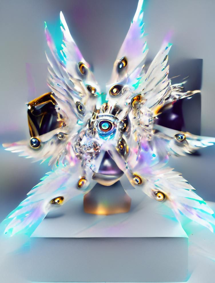 cyber seraphim - AI Generated Artwork - NightCafe Creator