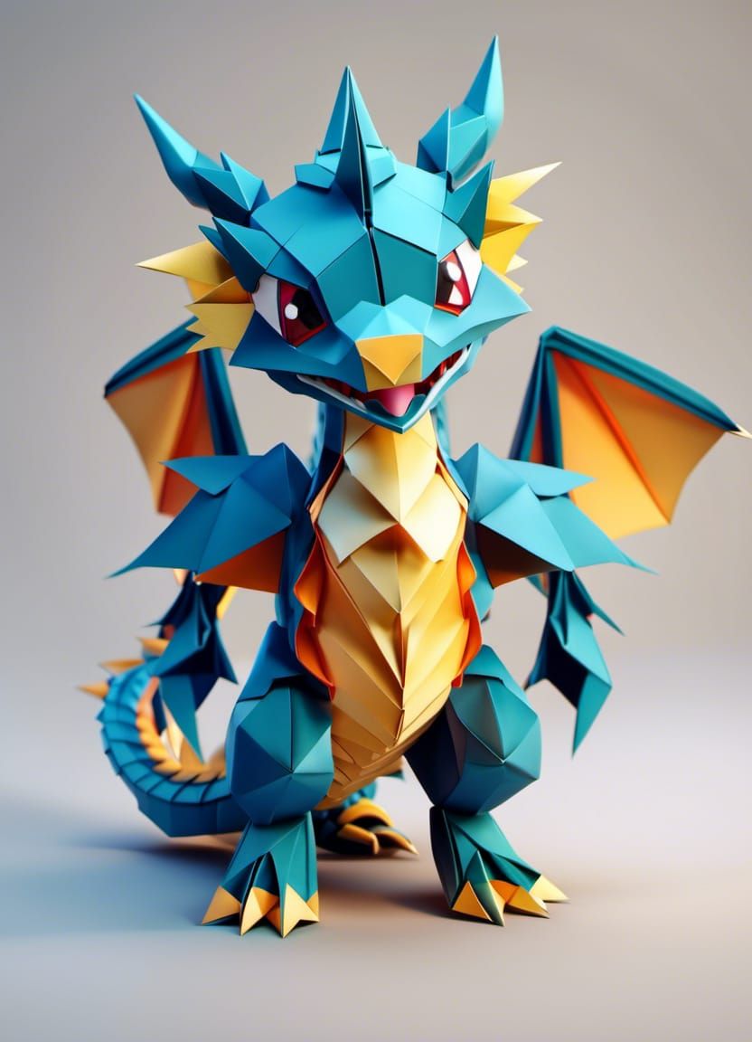 Chibi dragon - AI Generated Artwork - NightCafe Creator