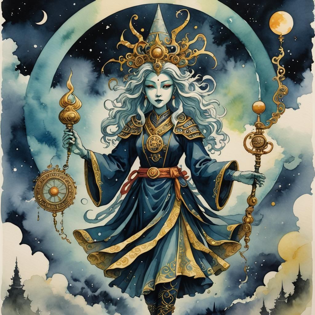 Whimsical (AIRY:3) Tokyo Anunnaki deity (TORNADOS:13)-(WITCH:13), / Cel ...