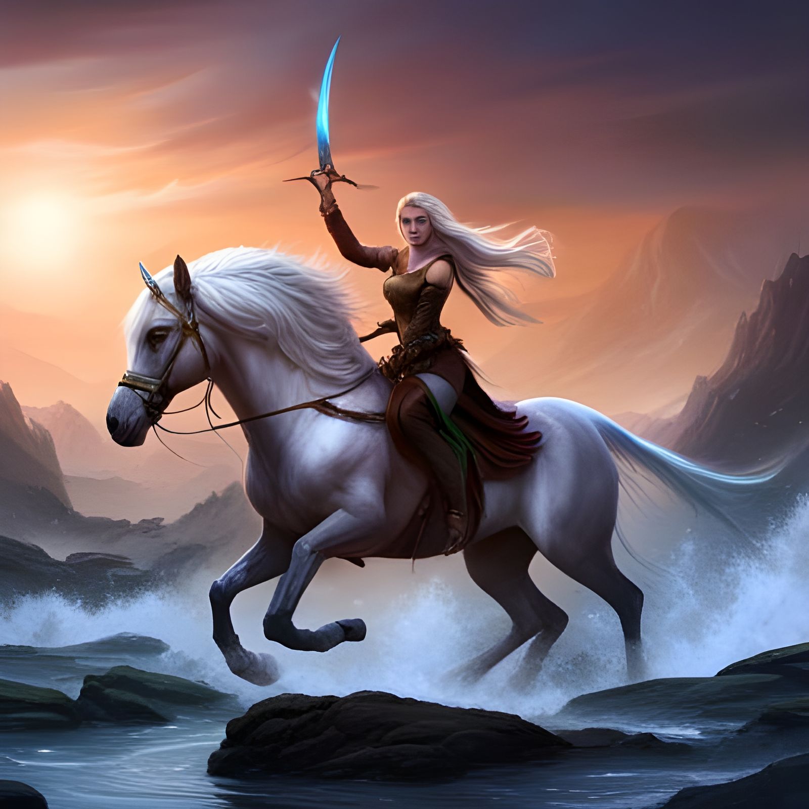 The strong elf - AI Generated Artwork - NightCafe Creator