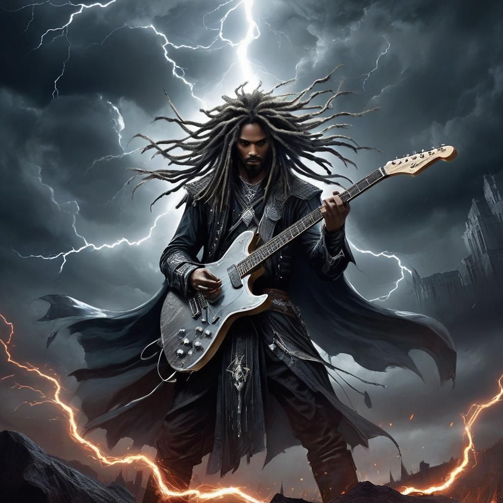 Epic Rock Cover O9 - AI Generated Artwork - NightCafe Creator