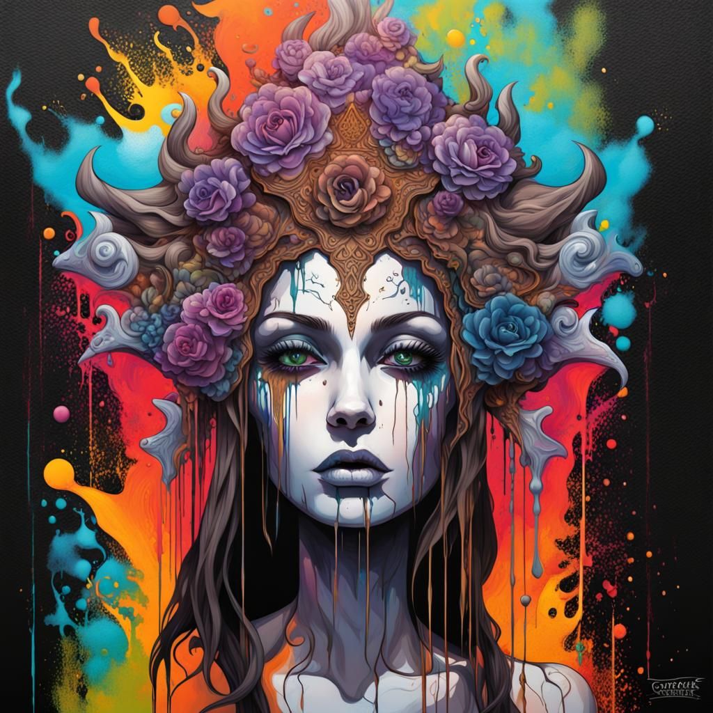 Gothic earth goddess - AI Generated Artwork - NightCafe Creator