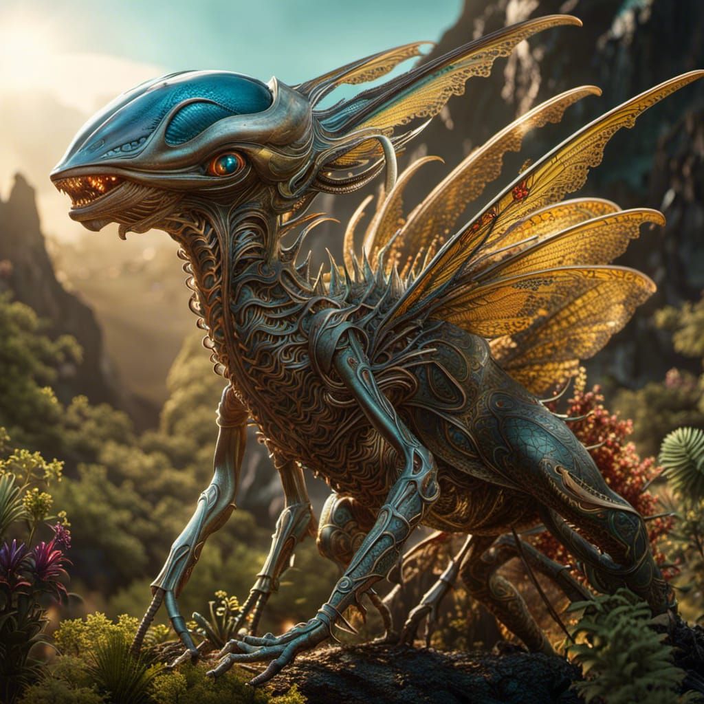 Alien Lifeform - AI Generated Artwork - NightCafe Creator