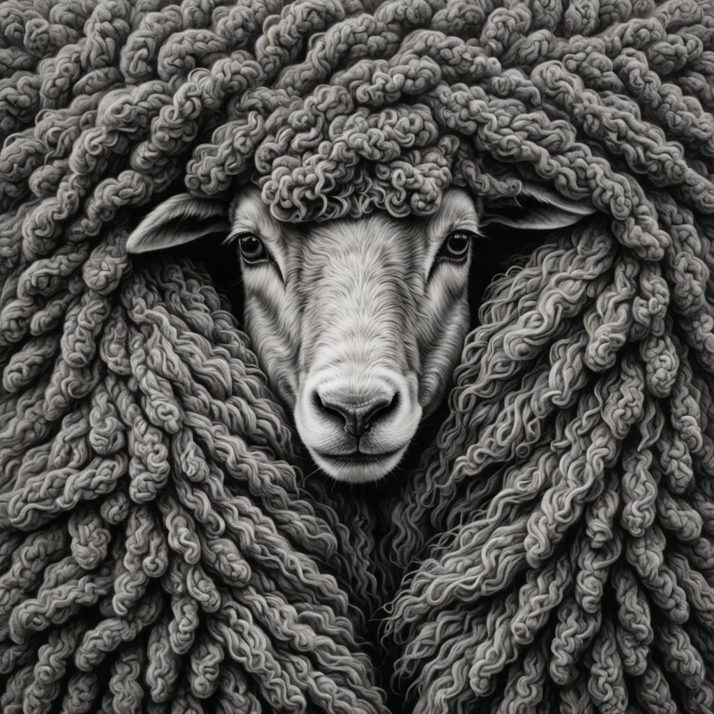 luscious locs lamb - AI Generated Artwork - NightCafe Creator
