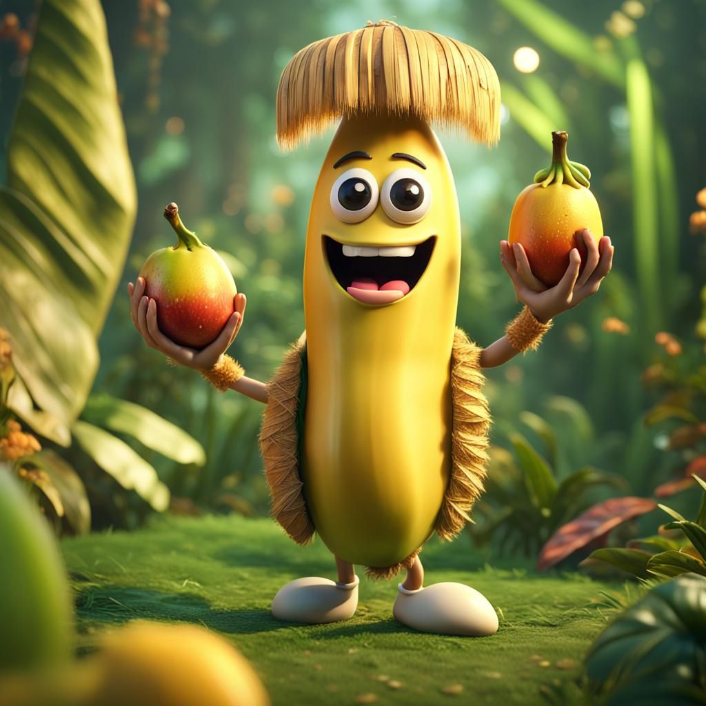 Banana Guy - AI Generated Artwork - NightCafe Creator