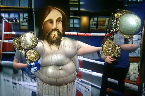 Jesus Christ, heavy weight boxing champion - AI Generated Artwork ...