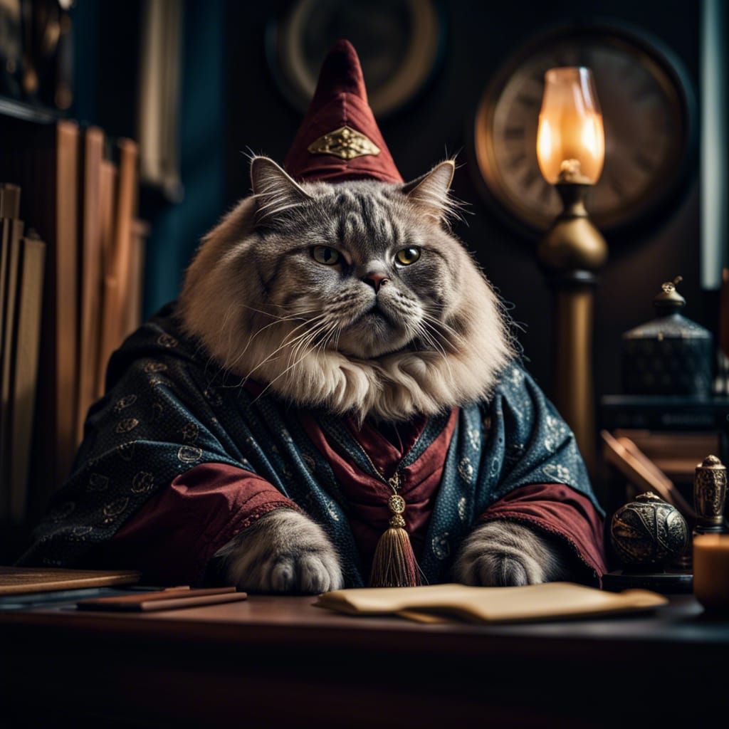 Wizard School Headmaster - AI Generated Artwork - NightCafe Creator