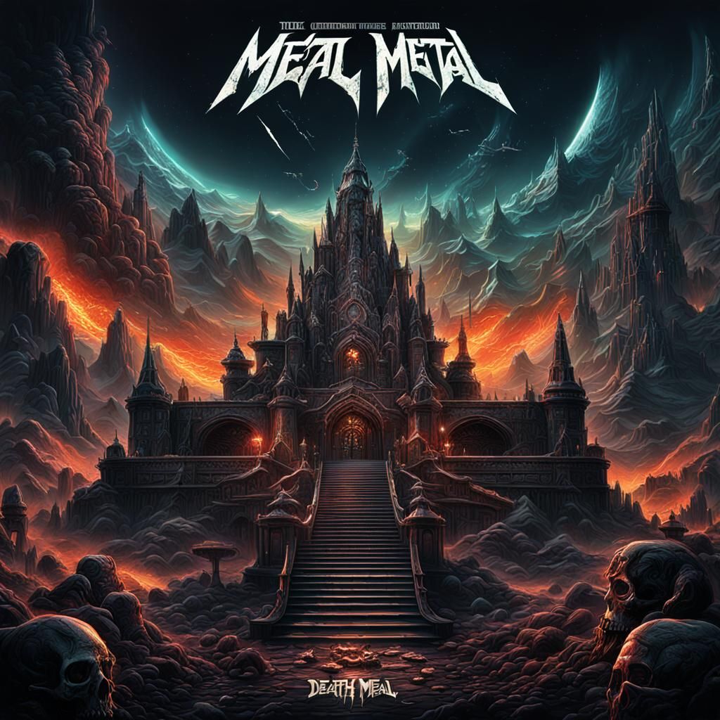 Death metal album cover - AI Generated Artwork - NightCafe Creator