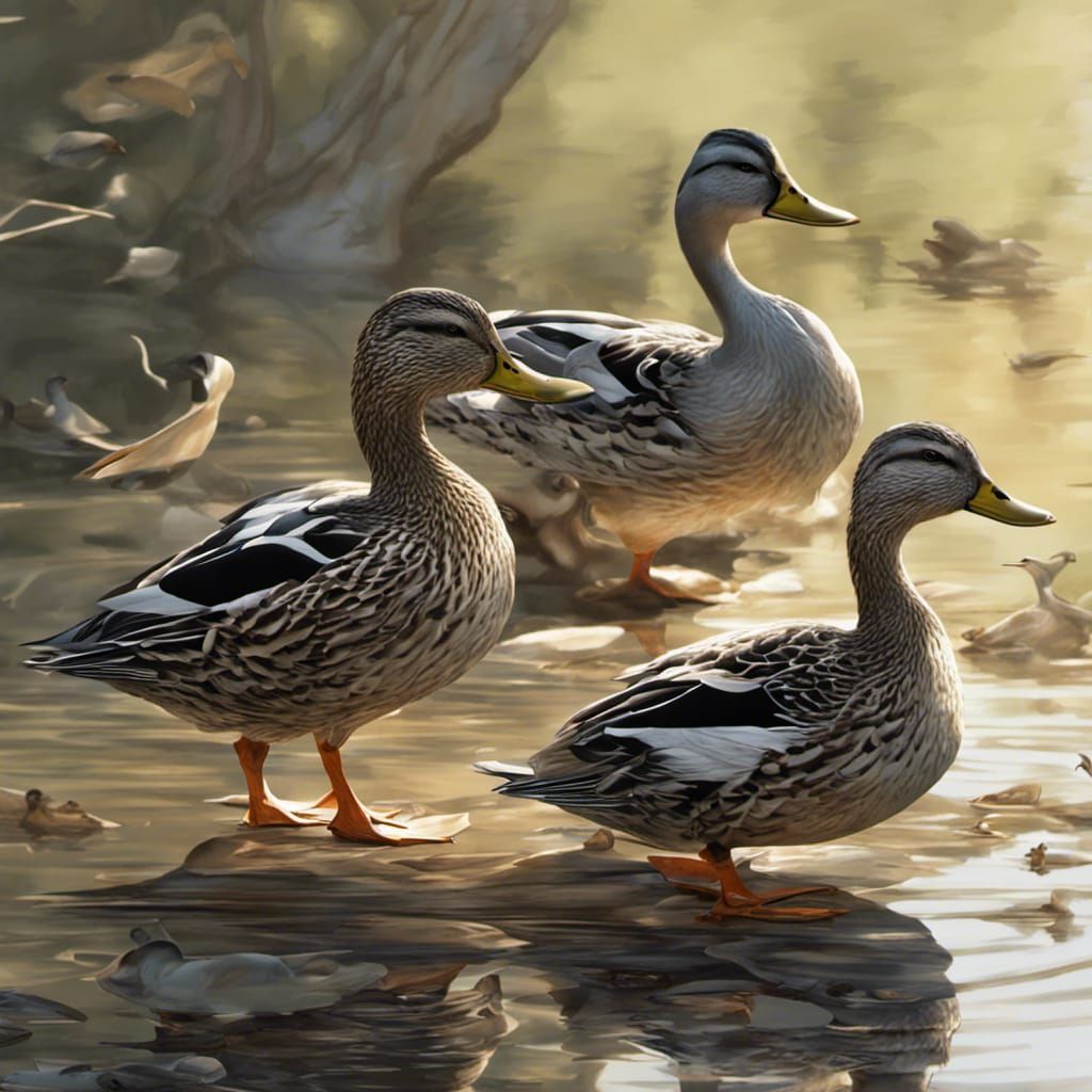Infinite ducks. - AI Generated Artwork - NightCafe Creator