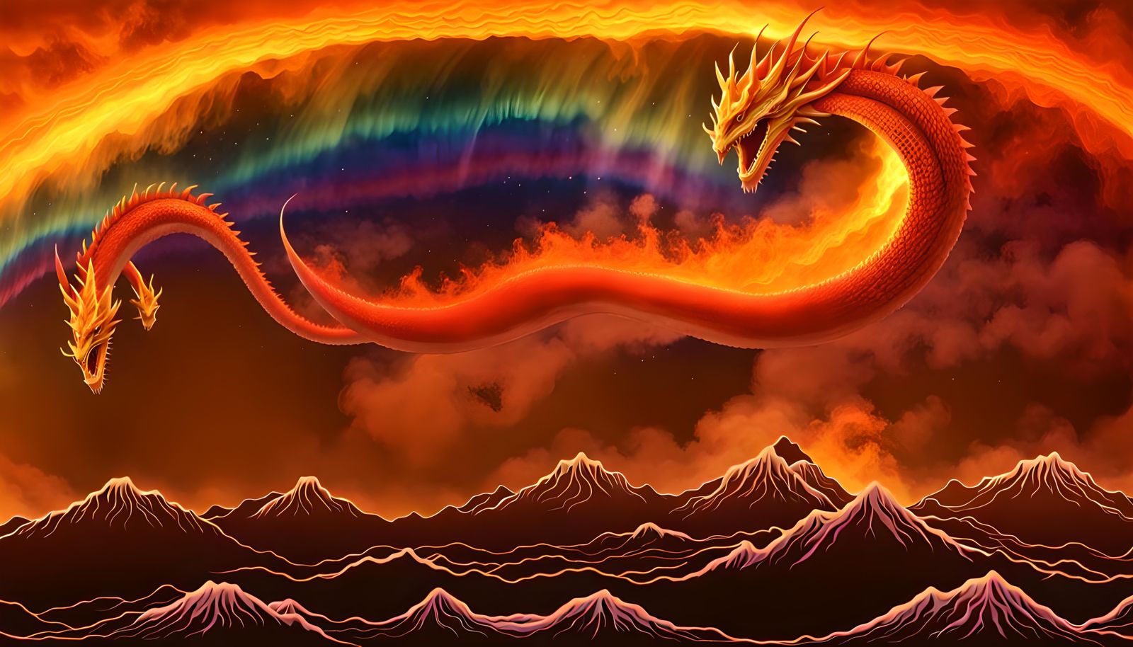 Hot Primordial Racing Rainbow Iridescent Ionosphere Auroras (embodied ...