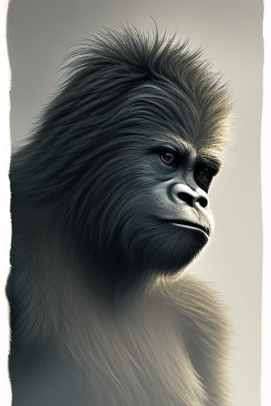 Portrait of Sasquatch - AI Generated Artwork - NightCafe Creator