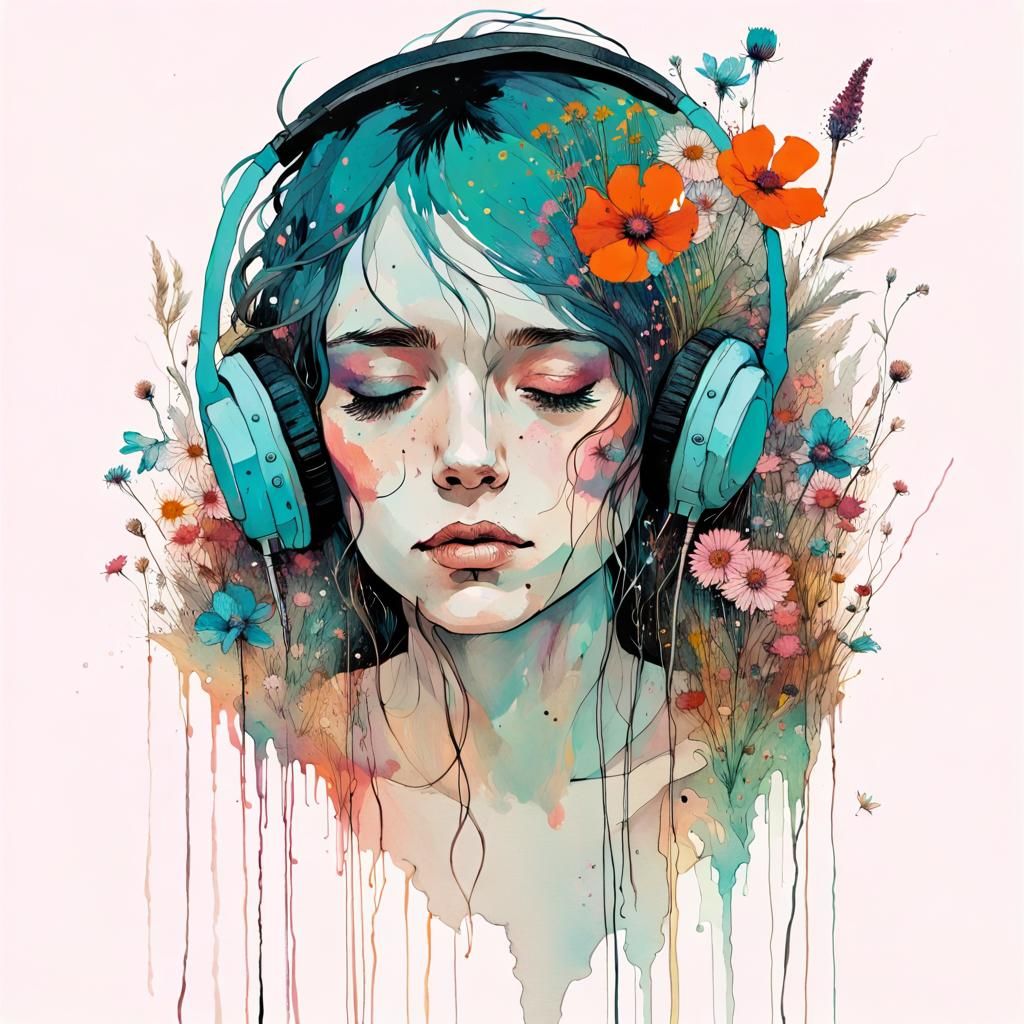 Sad Folk Playlist - AI Generated Artwork - NightCafe Creator